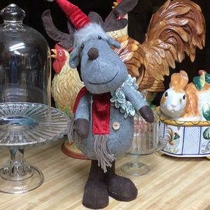 Holiday | Moose Gray Moose Christmas Holiday Farmhouse Decor | Poshmark